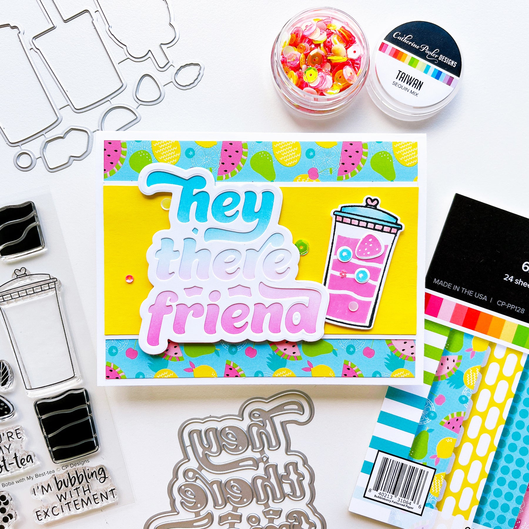 Boba with My Best-tea Stamp Set – Catherine Pooler Designs