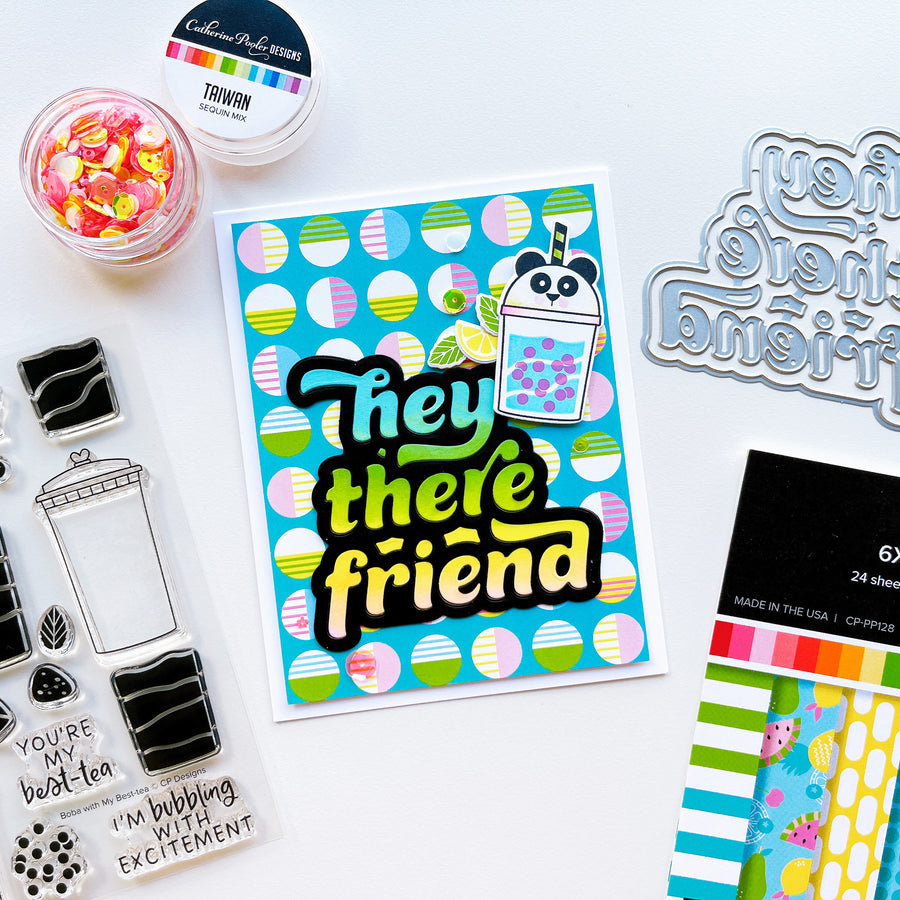 Boba with My Best-tea Stamp Set – Catherine Pooler Designs