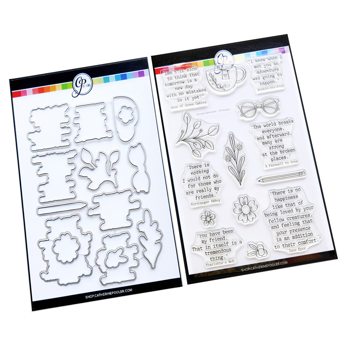 Excerpts Sentiments Stamp & Die Bundle – Catherine Pooler Designs