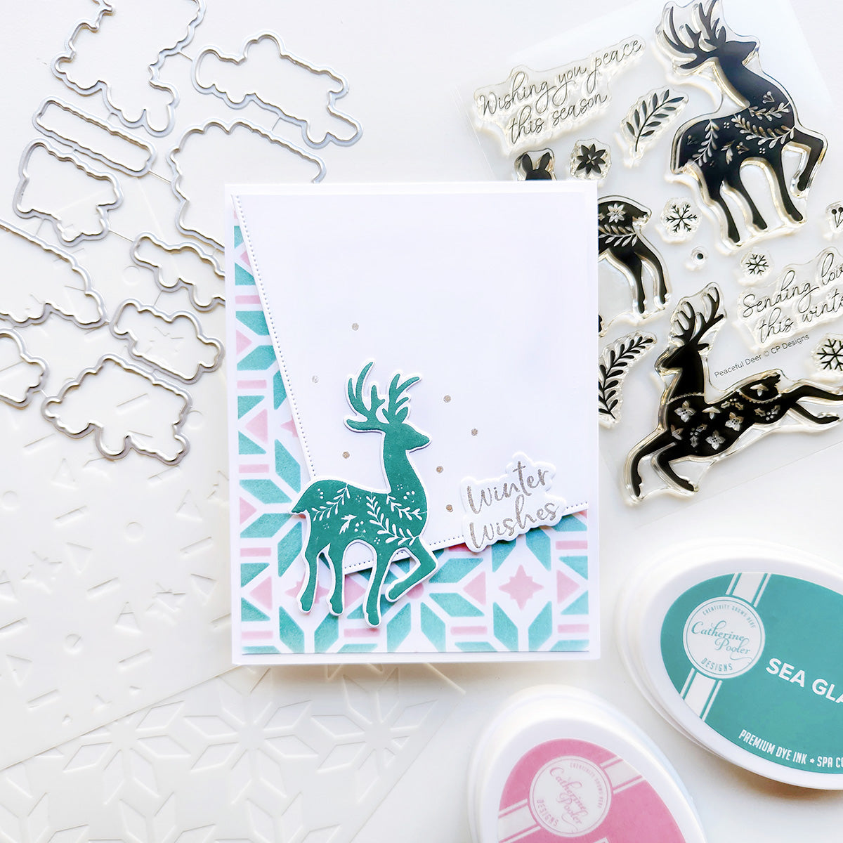 Peaceful Deer Stamp Set – Catherine Pooler Designs