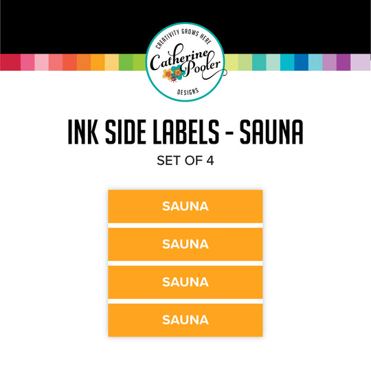 Sauna Ink Pad Side Labels – Catherine Pooler Designs