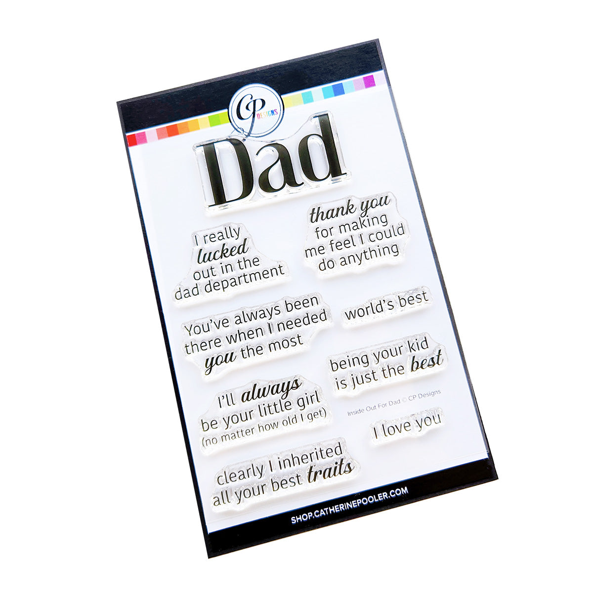 Inside Out for Dad Sentiments Stamp Set – Catherine Pooler Designs