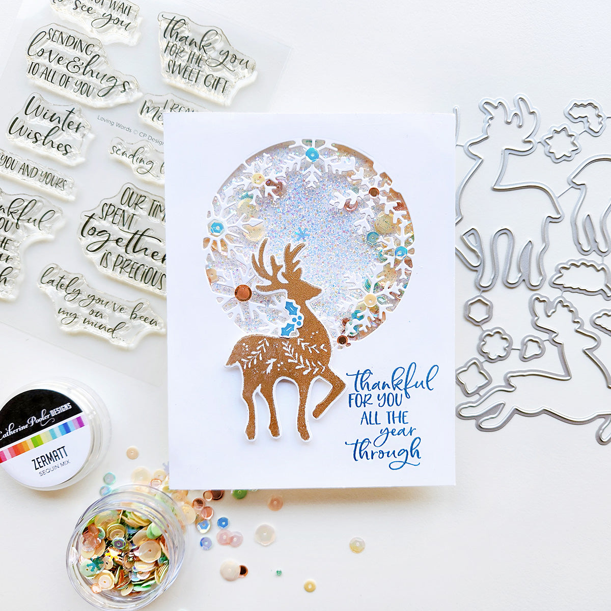 Peaceful Deer Stamp Set – Catherine Pooler Designs