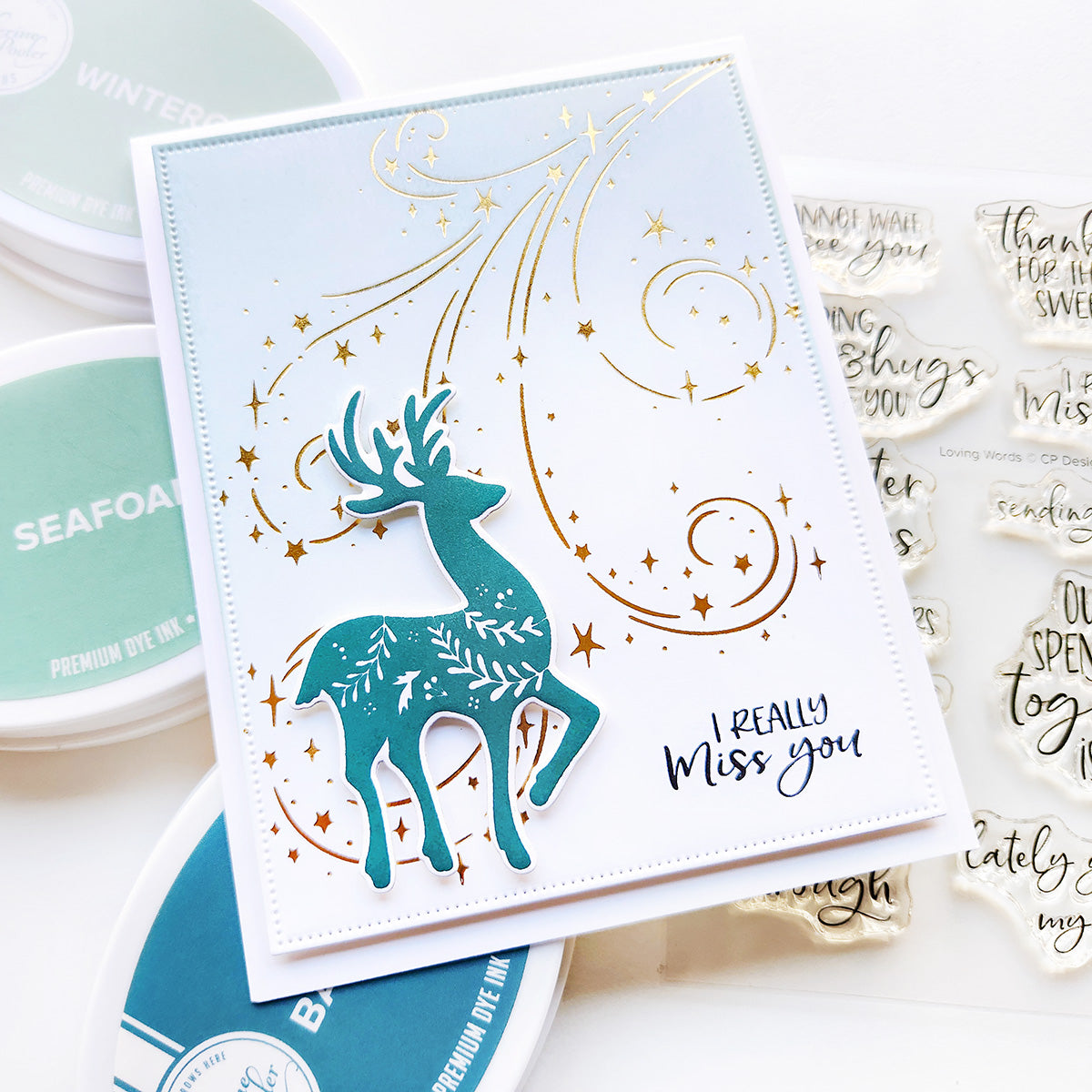 Peaceful Deer Stamp Set – Catherine Pooler Designs