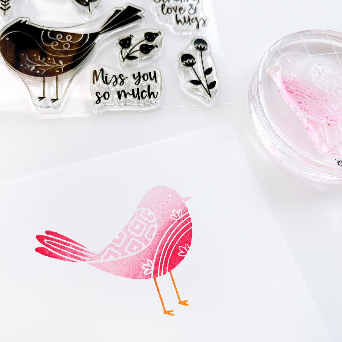 Quilted Birds Stamp Set – Catherine Pooler Designs