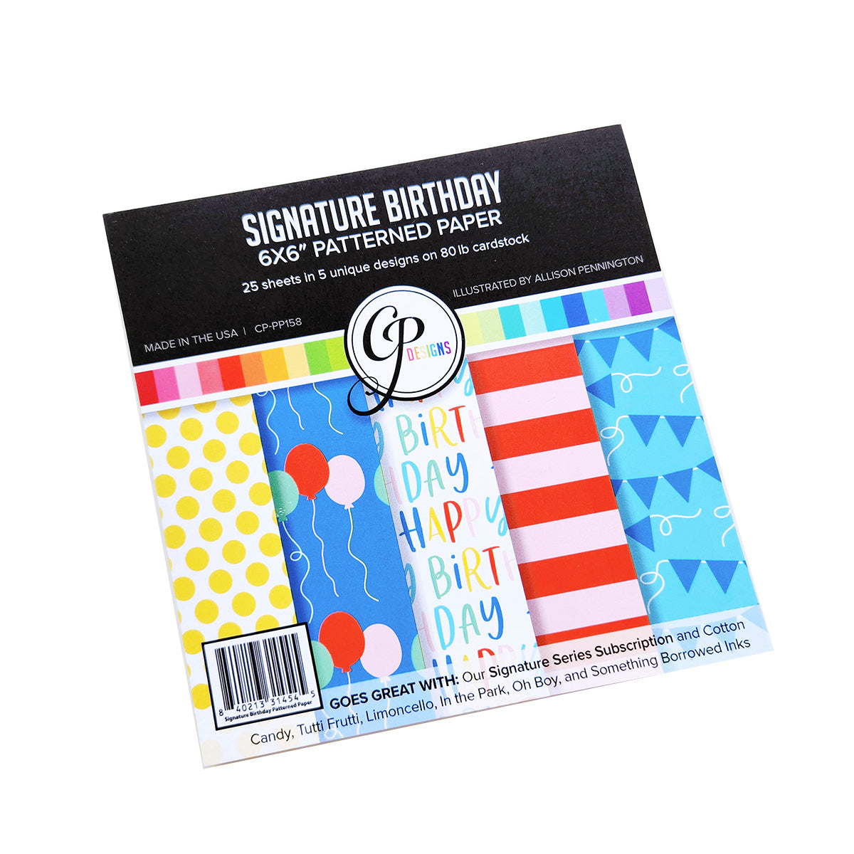 Signature Birthday Patterned Paper – Catherine Pooler Designs