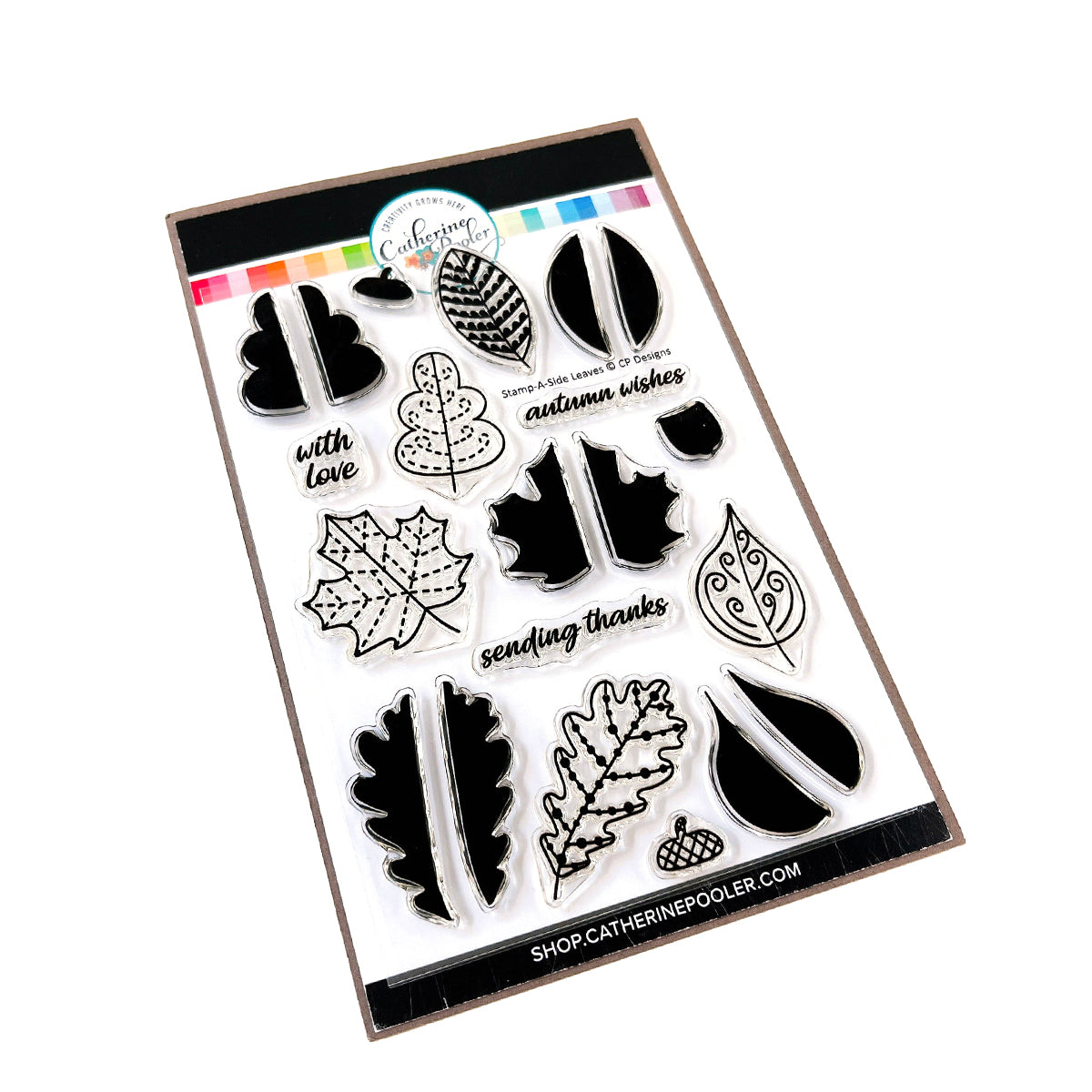 Stamp-a-side Leaves Stamp Set – Catherine Pooler Designs
