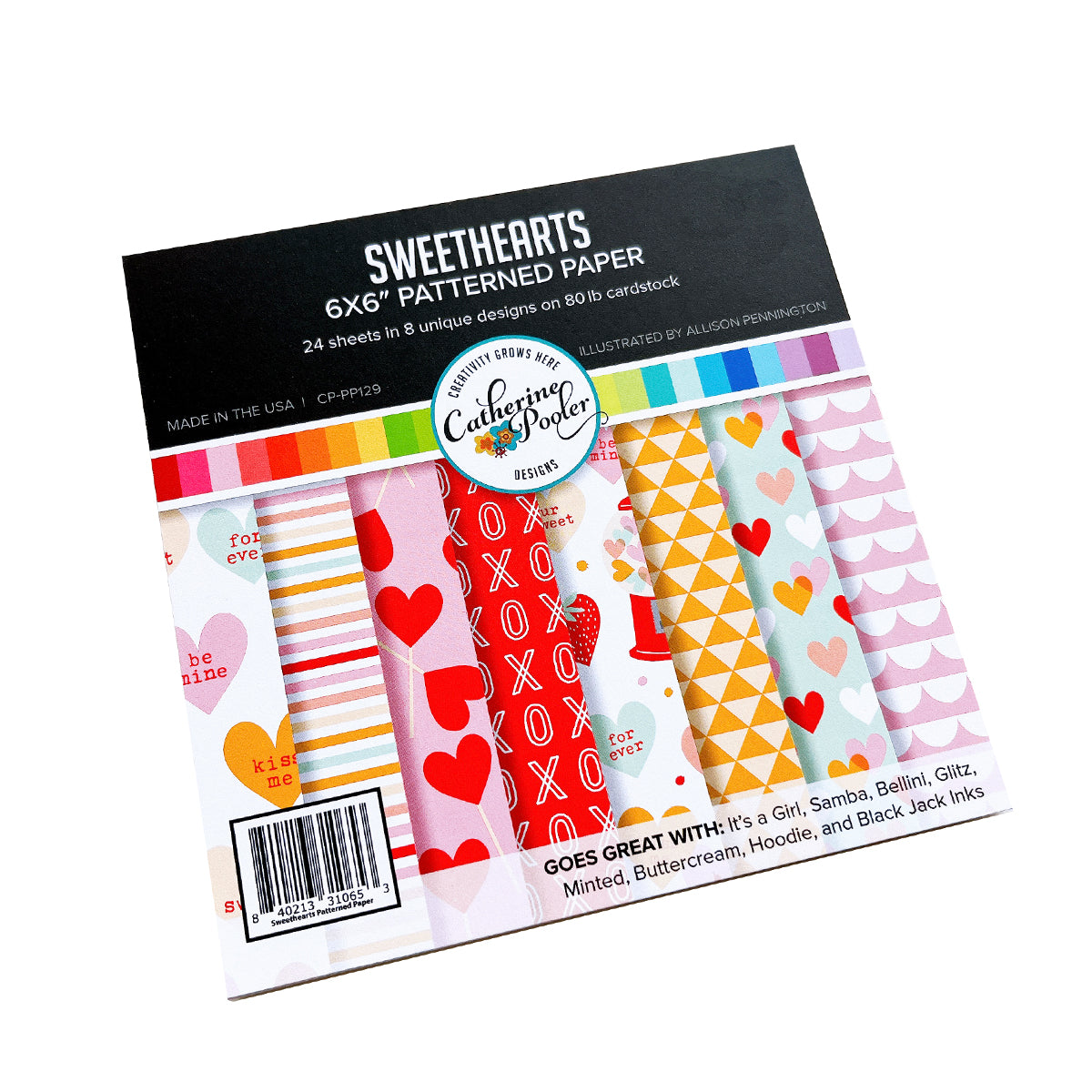 Sweethearts Patterned Paper – Catherine Pooler Designs