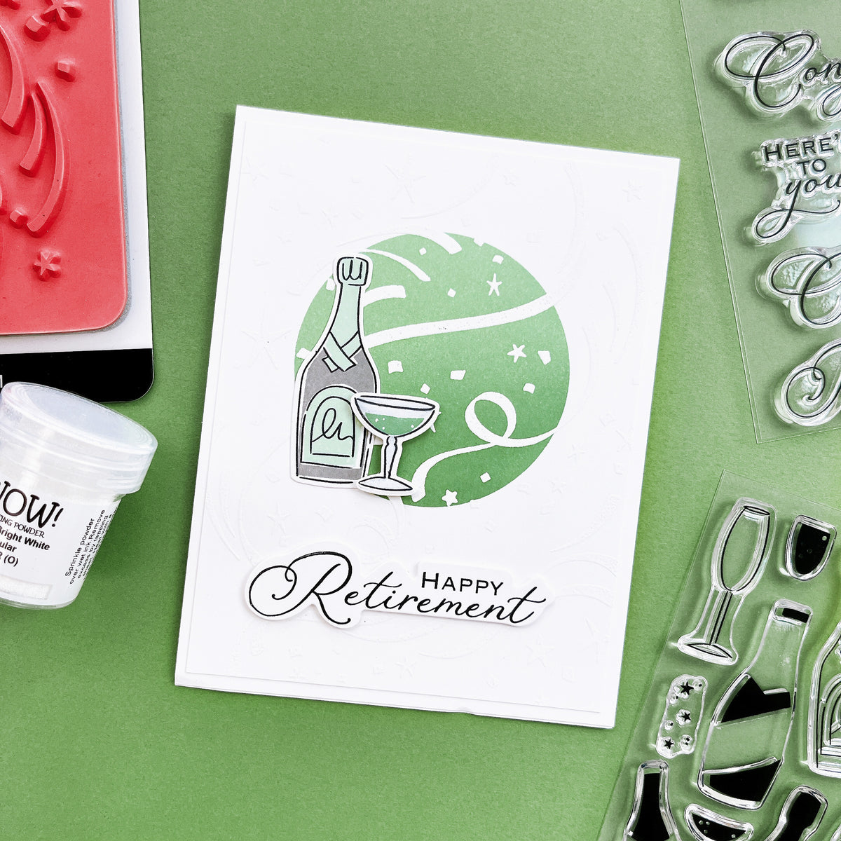 Plaid Background Stamp by Catherine Pooler Designs