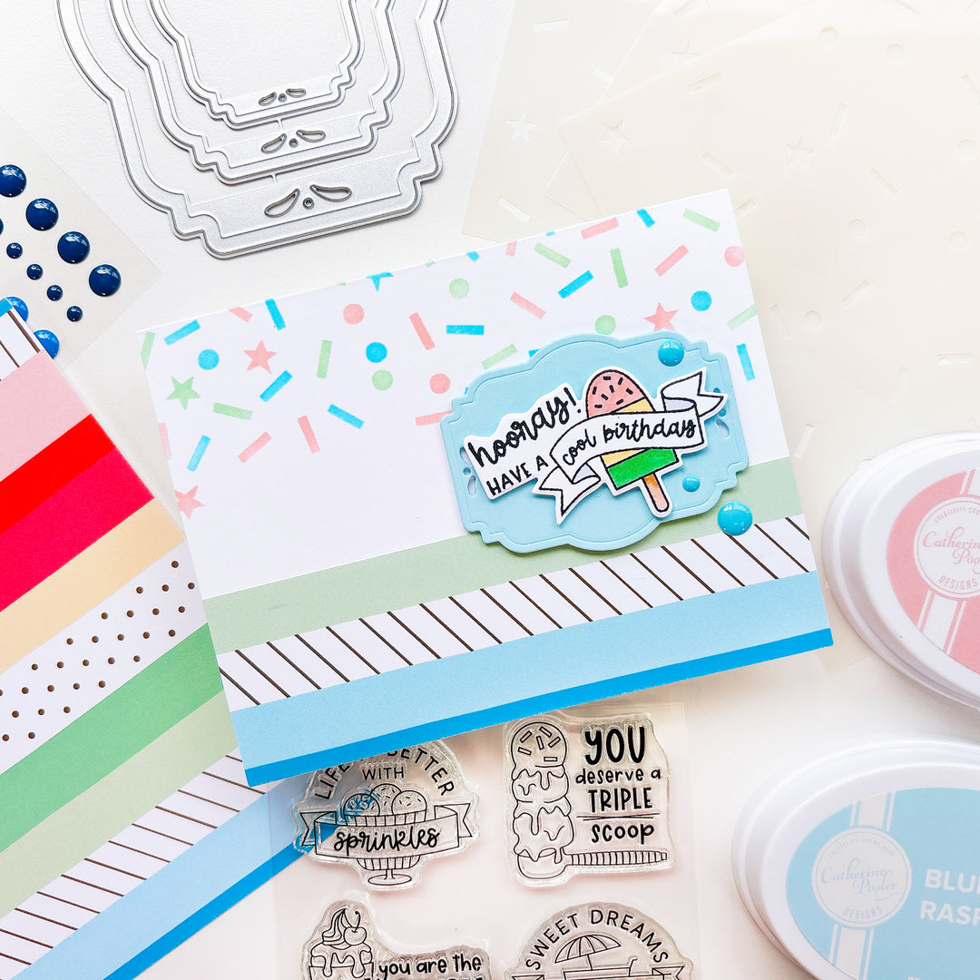 With Sprinkles Layered Stencils – Catherine Pooler Designs
