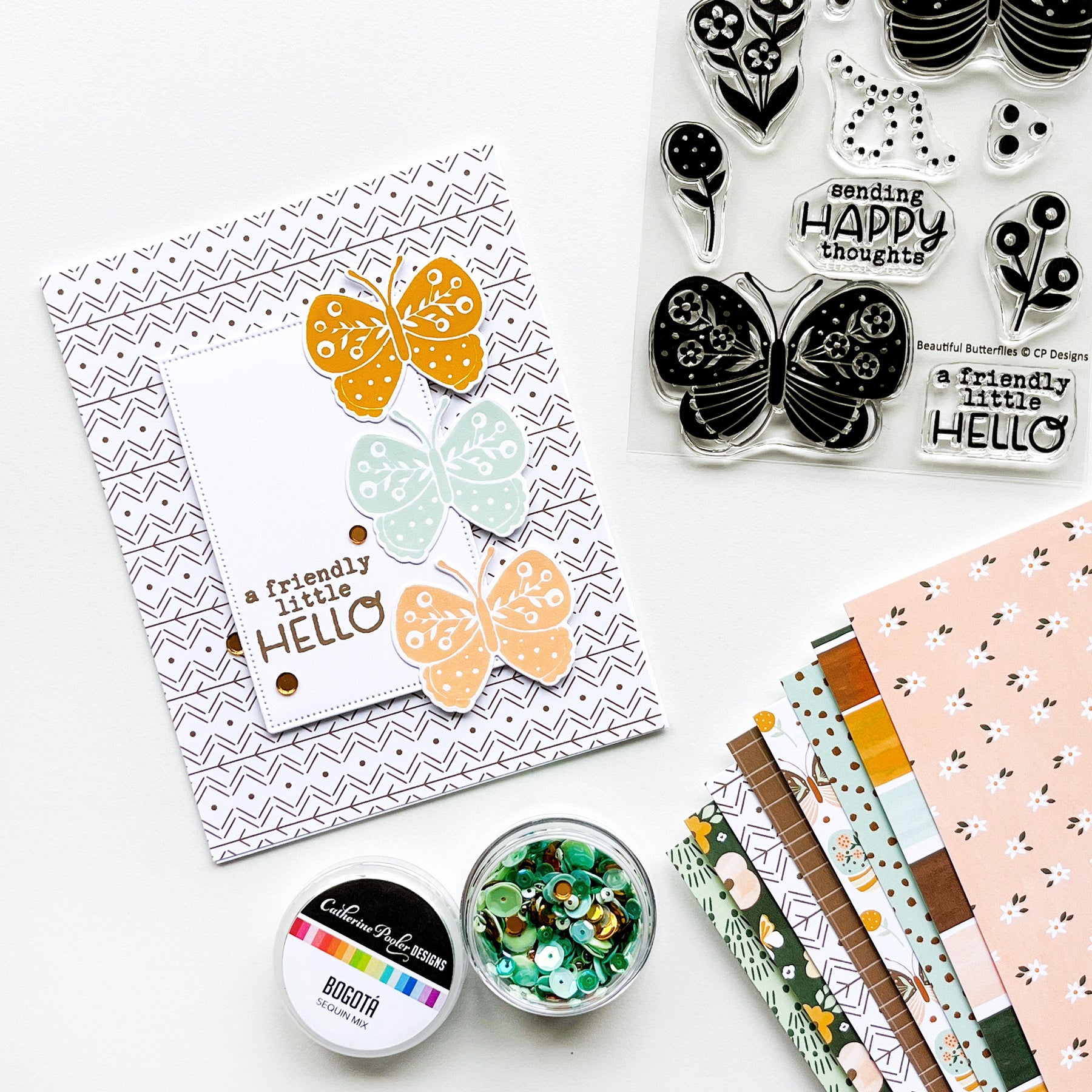 Beautiful Butterflies Stamp Set – Catherine Pooler Designs