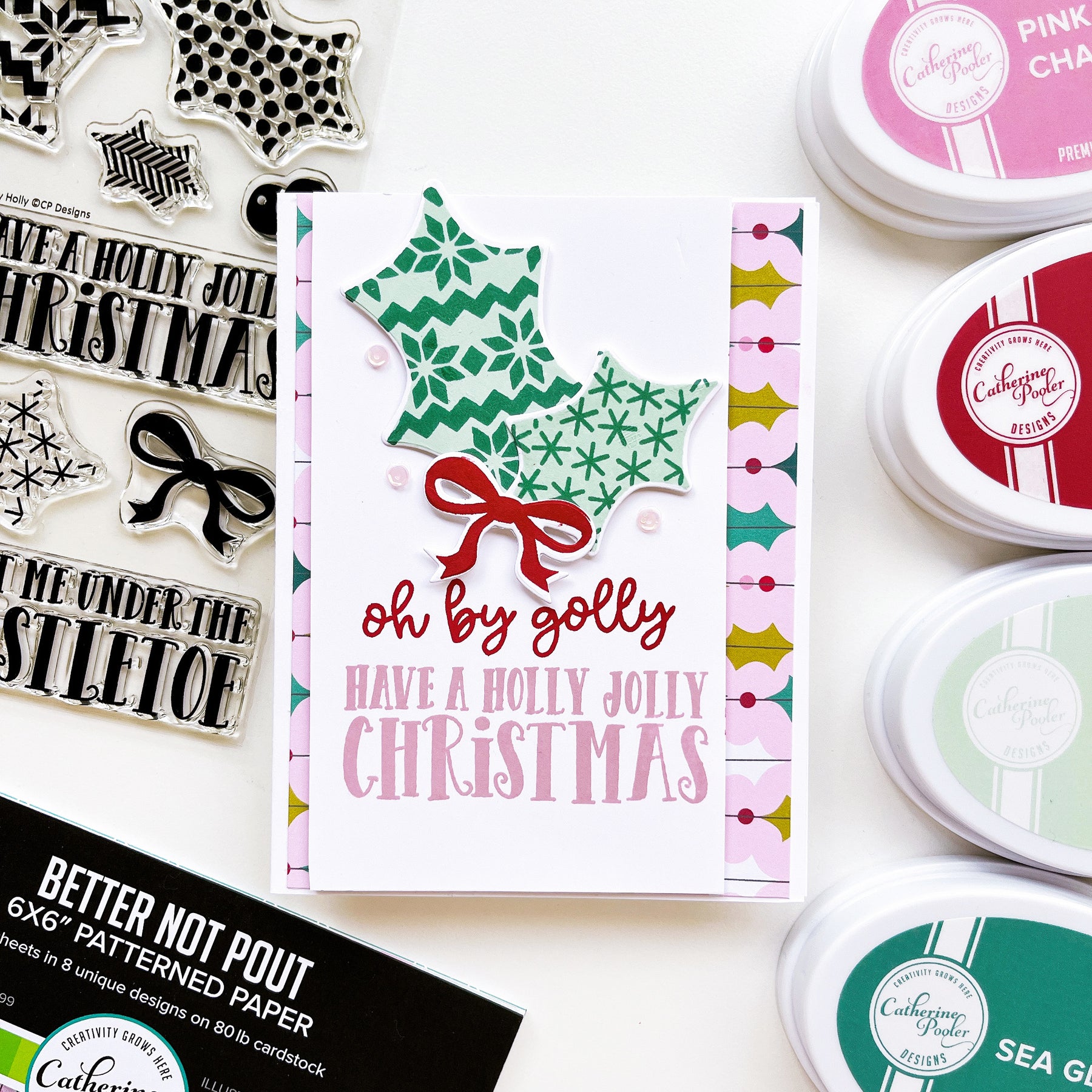 Jolly Holly Stamp Set – Catherine Pooler Designs