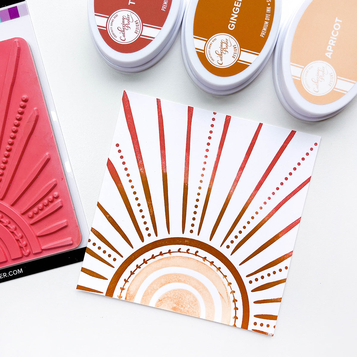 Plaid Background Stamp by Catherine Pooler Designs