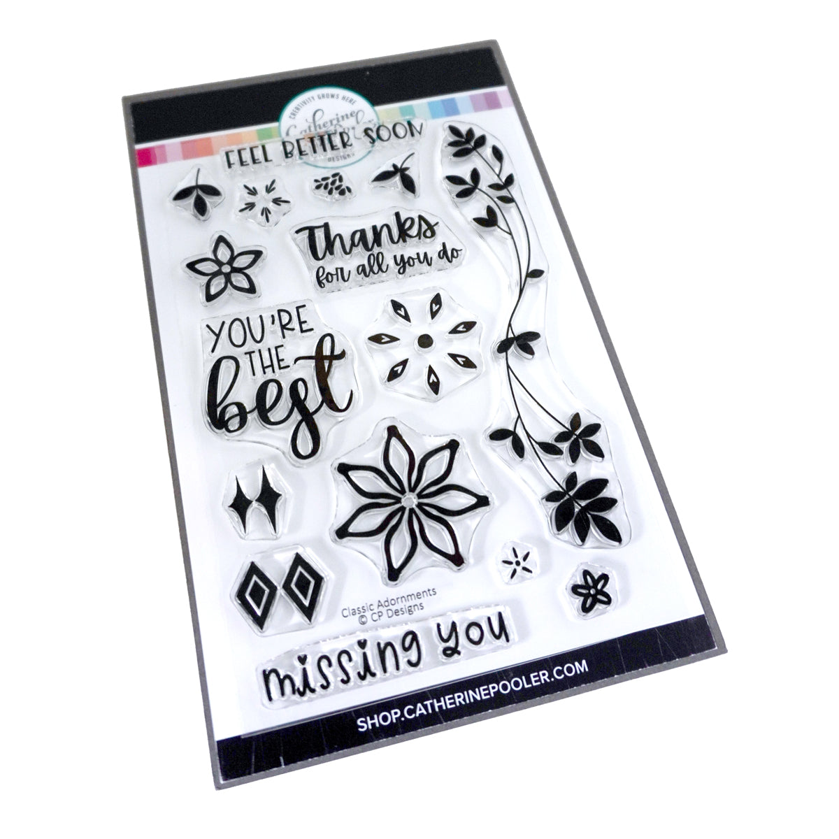 Classic Adornment Stamp Set – Catherine Pooler Designs