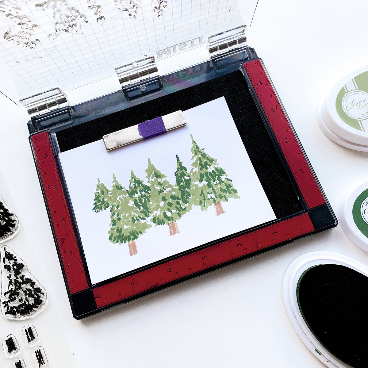 Evergreen Woods Stamp Set – Catherine Pooler Designs