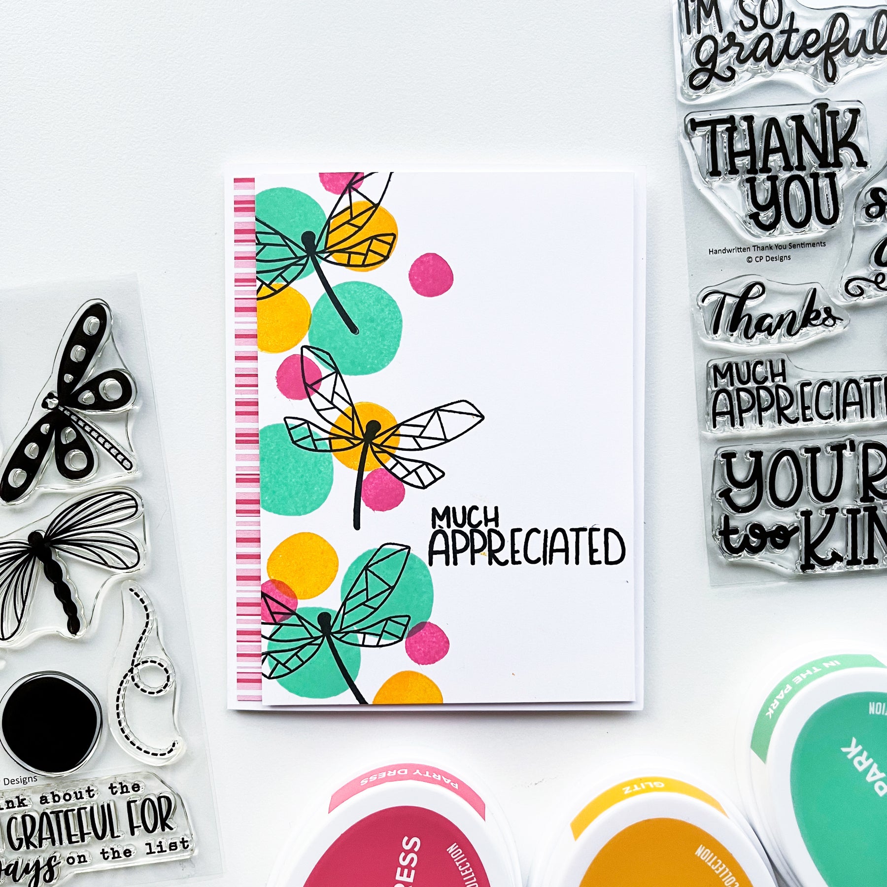 Handwritten Thank You Sentiments Stamp Set – Catherine Pooler Designs