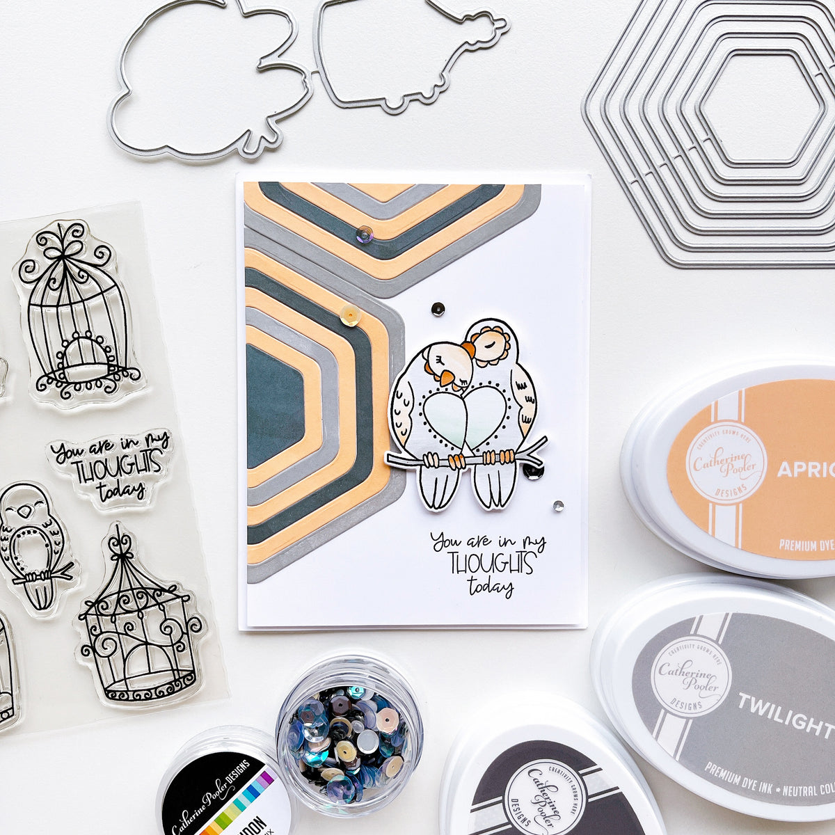 Nested Hexagon Dies – Catherine Pooler Designs