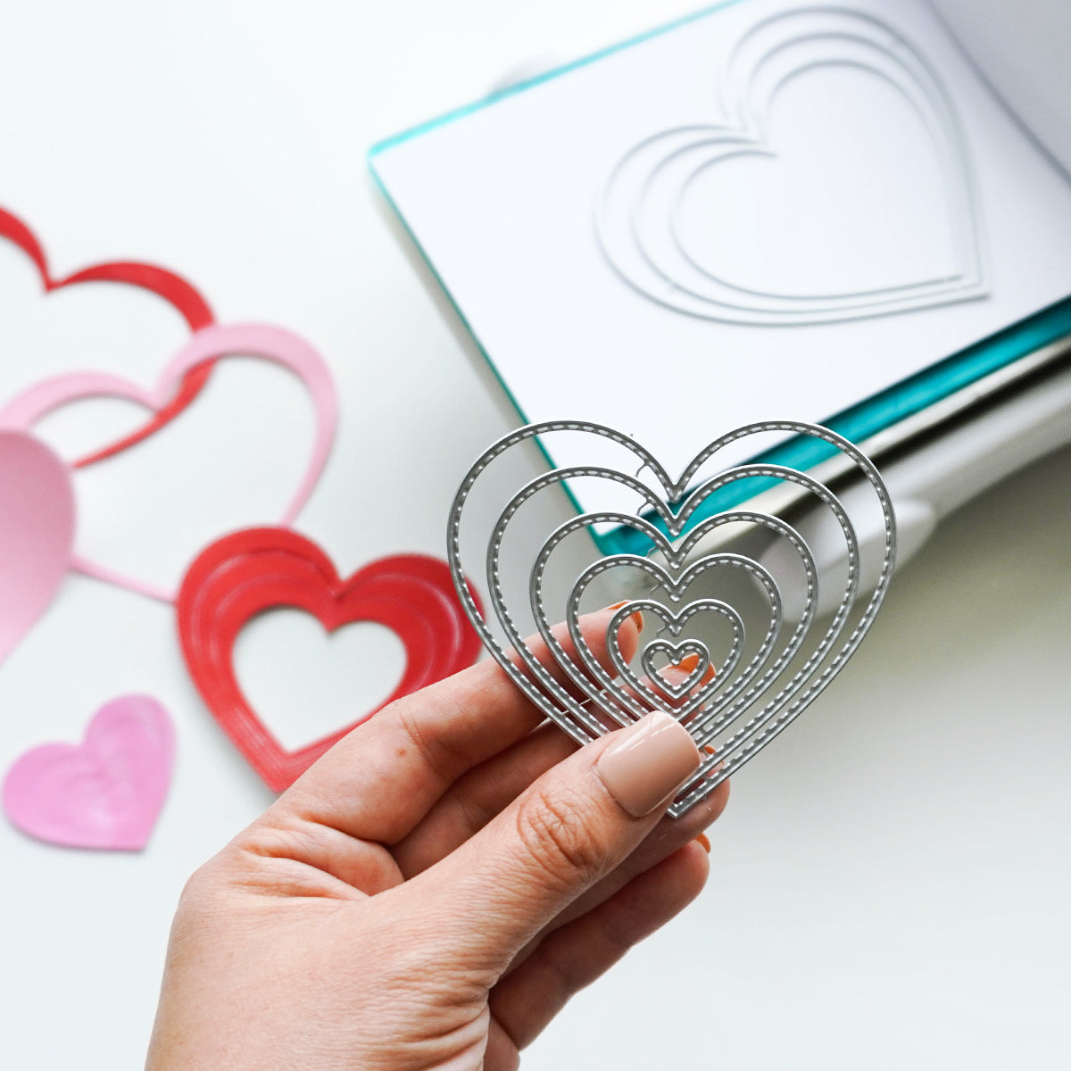 Nested Stitched Hearts Dies – Catherine Pooler Designs