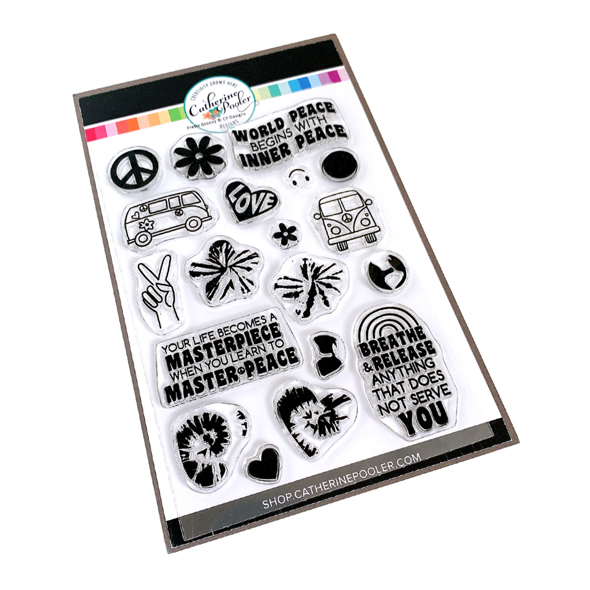 Pretty Groovy Stamp Set – Catherine Pooler Designs