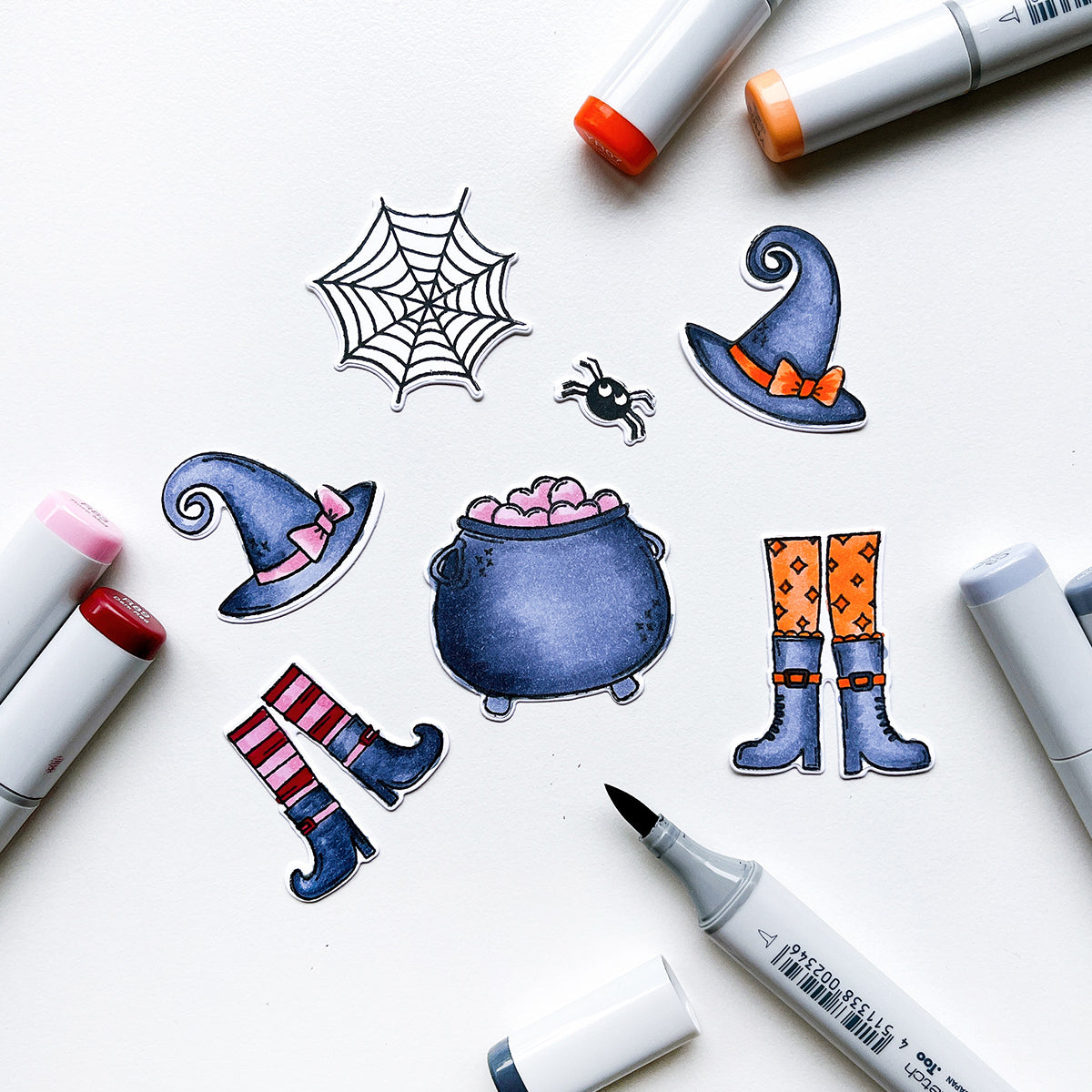 Toil & Trouble Stamp Set – Catherine Pooler Designs